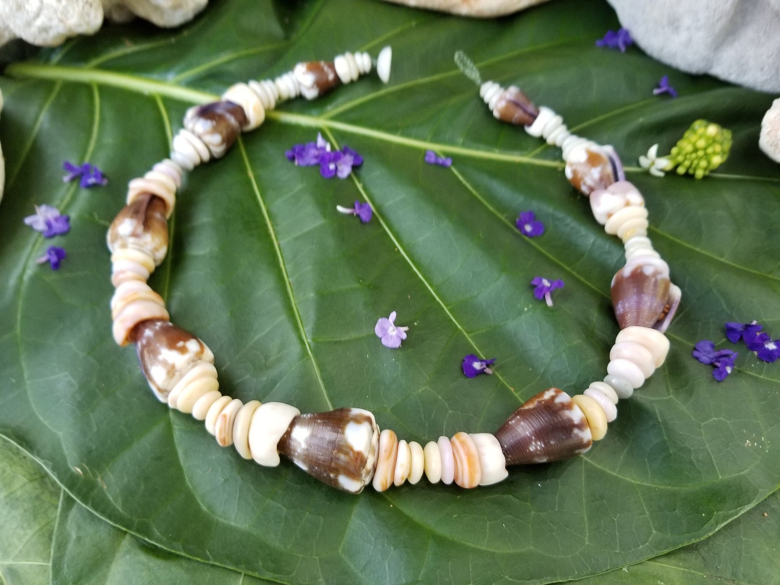 Puka Shell Necklace Puka Shell Lei Kauai Puka Shell Jewelry - Etsy