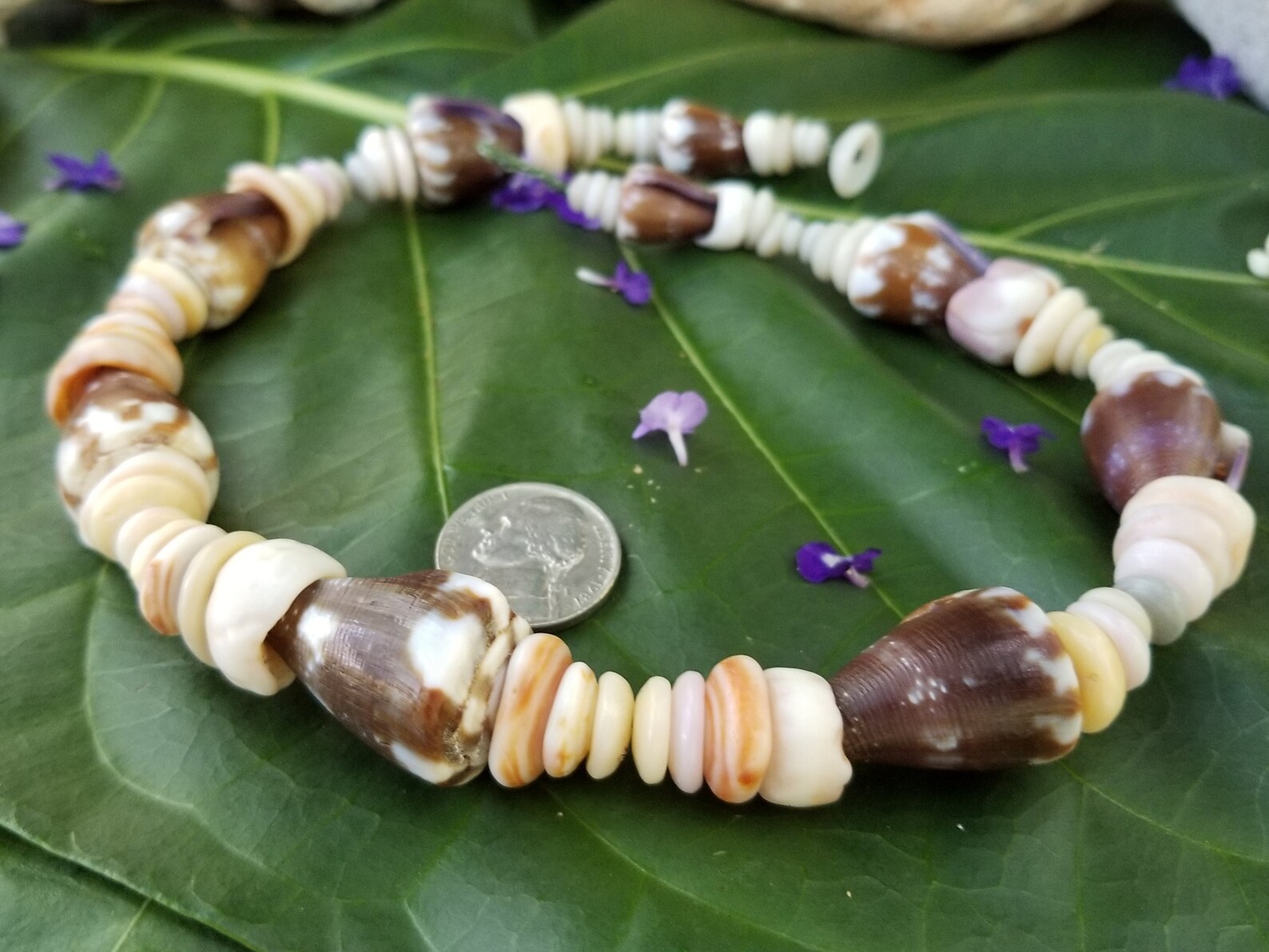Puka Shell Necklace Puka Shell Lei Kauai Puka Shell Jewelry - Etsy