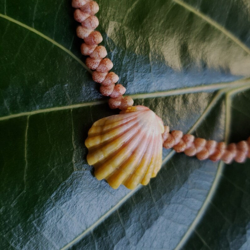 Sunrise Shell Anklet Puka Shell Kahelelani Shells Kauai Shell Anklet ...