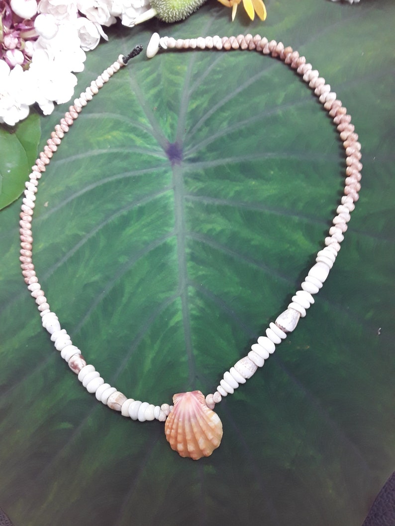 Sunrise Shell Lei Kauai Kahelelani Shell Lei Hawaii Shells | Etsy