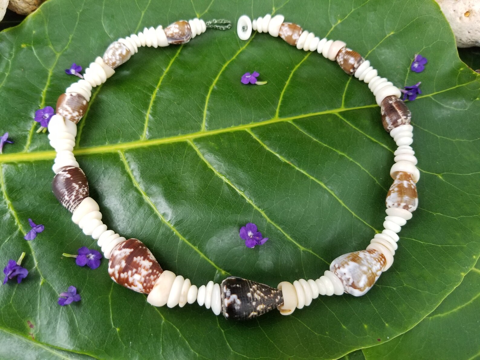 Puka Shell Necklace Puka Shell Lei Kauai Puka Shell Jewelry - Etsy