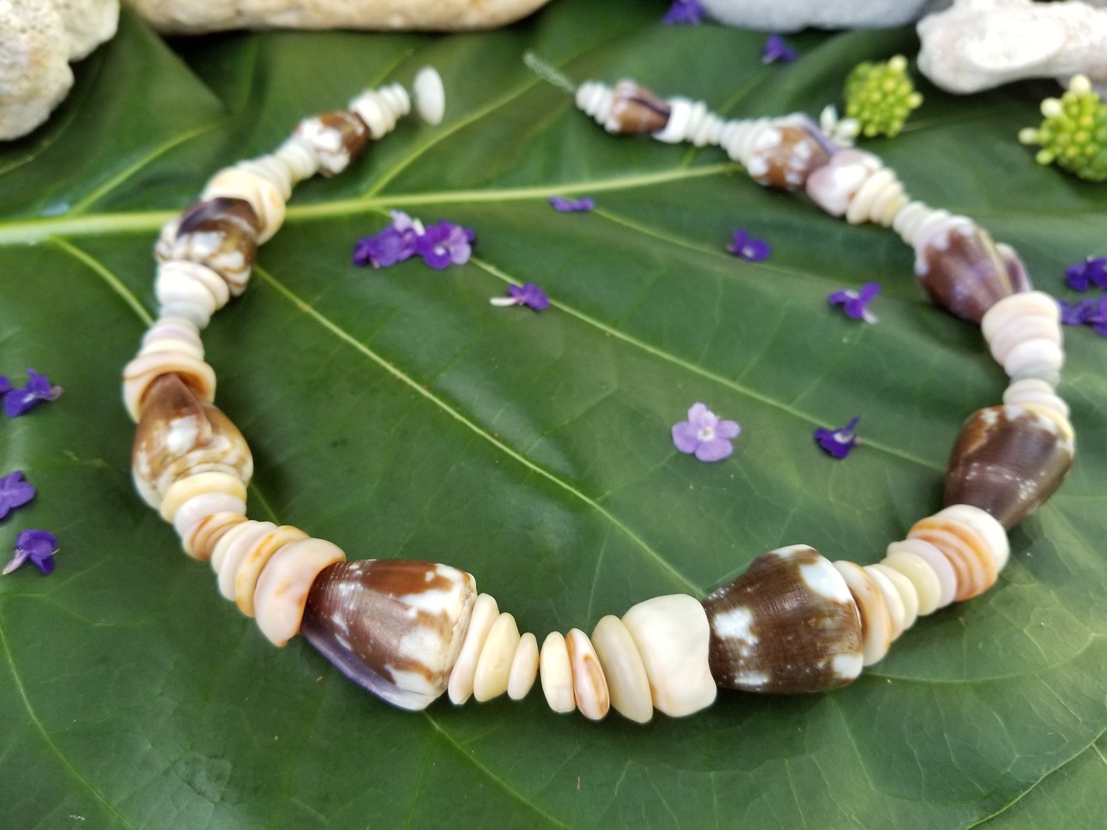 Puka Shell Necklace Puka Shell Lei Kauai Puka Shell Jewelry - Etsy