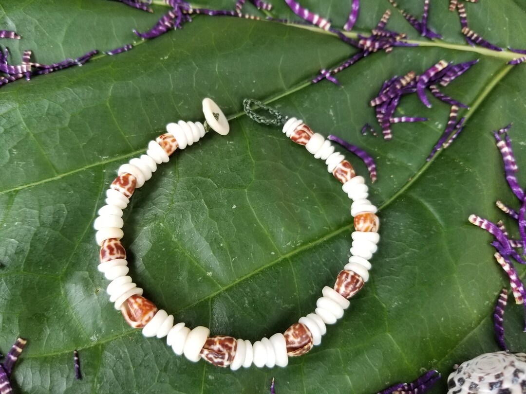 Puka Shell Bracelet Hawaiian Puka Shell Jewelry Puka Shells Beach ...