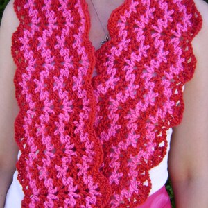 Crochet Pattern - Crochet Cowl - V Stitch Ripple - PDF Pattern - Etsy