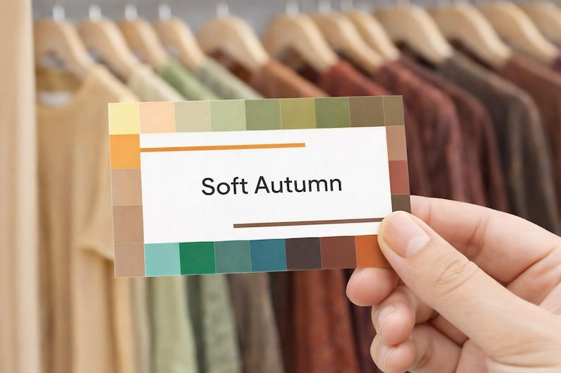 Soft Autumn Color Palette - Printable Swatch Card (digital Download) - Etsy