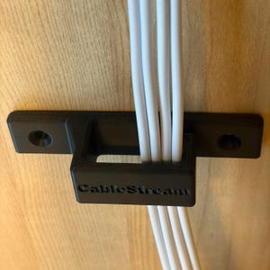 Under-desk Cable Clips, 3 Sizes, Heavy Duty, Over-engineered Minimalist ...