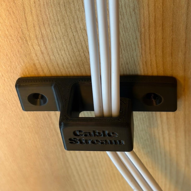 Under-desk Cable Clips, 3 Sizes, Heavy Duty, Over-engineered Minimalist ...