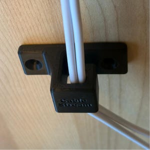 Under-desk Cable Clips, 3 Sizes, Heavy Duty, Over-engineered Minimalist ...