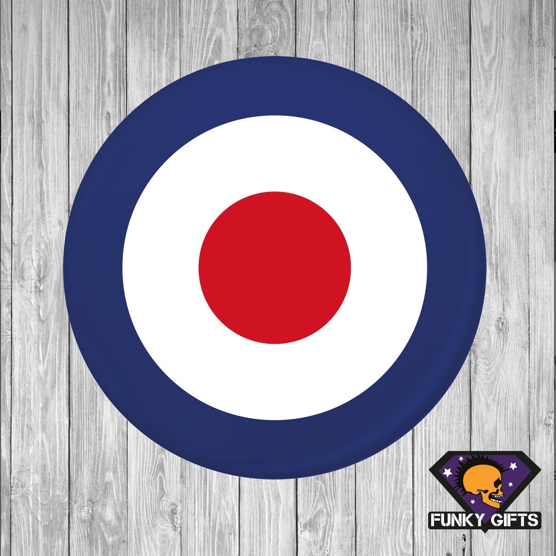 Mod Target Pin Badge - Etsy