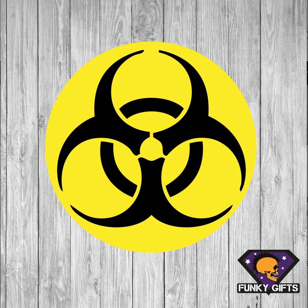 Biohazard Vinyl Sticker - Etsy