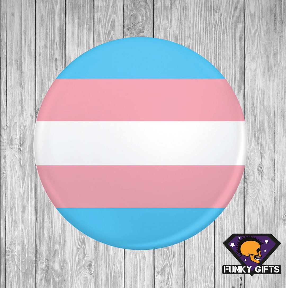 Transgender Pride Flag Round Fridge Magnet - Etsy