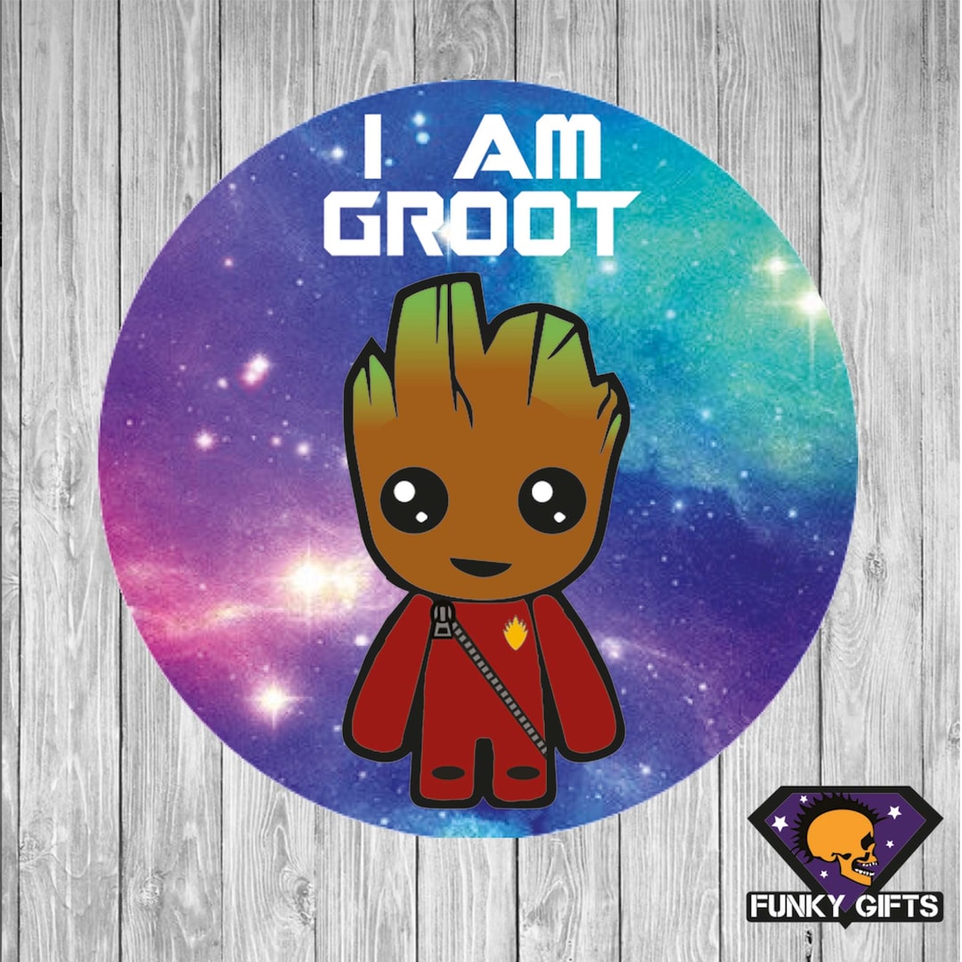 I Am Groot Vinyl Sticker - Etsy