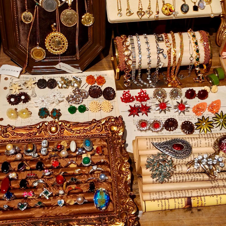 Mystery Jewelry Jar |random Rings, Necklaces & Bracelets | Surprise ...