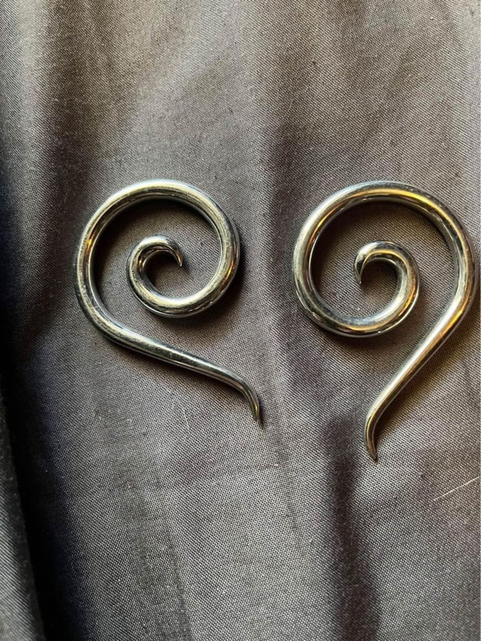 Surgical Steel Spiral Ear Weights 4g 