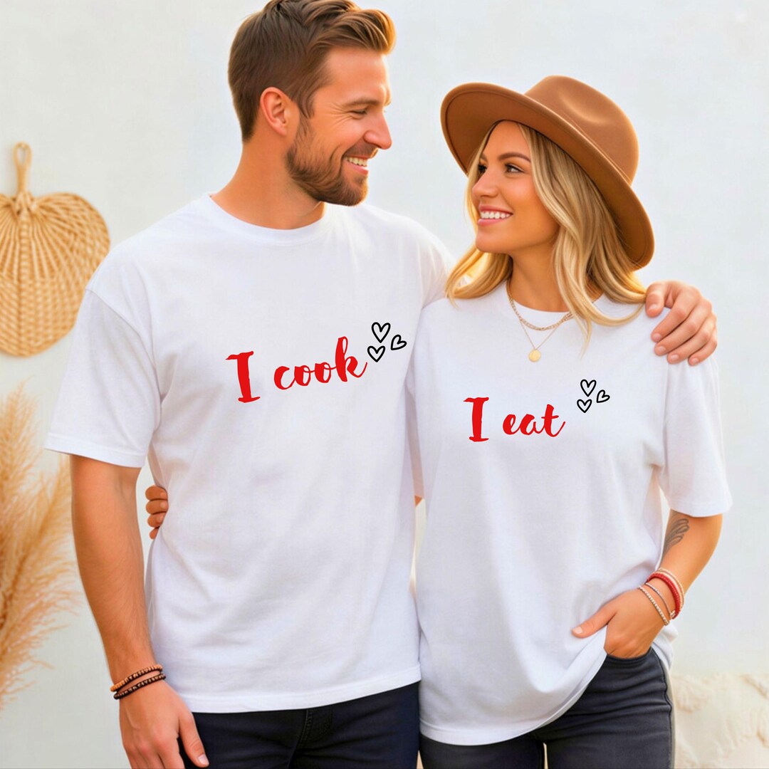 Couple T Shirts, Funny Matching Shirts for Couples, Unisex Valentine ...