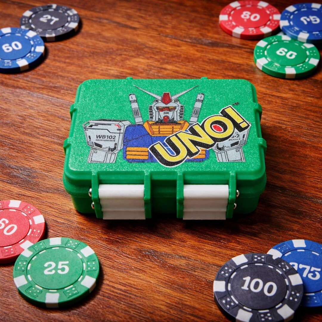 3D Printed UNO Card Case/ Flip-top Cards Storage Box / Anime Card Box ...