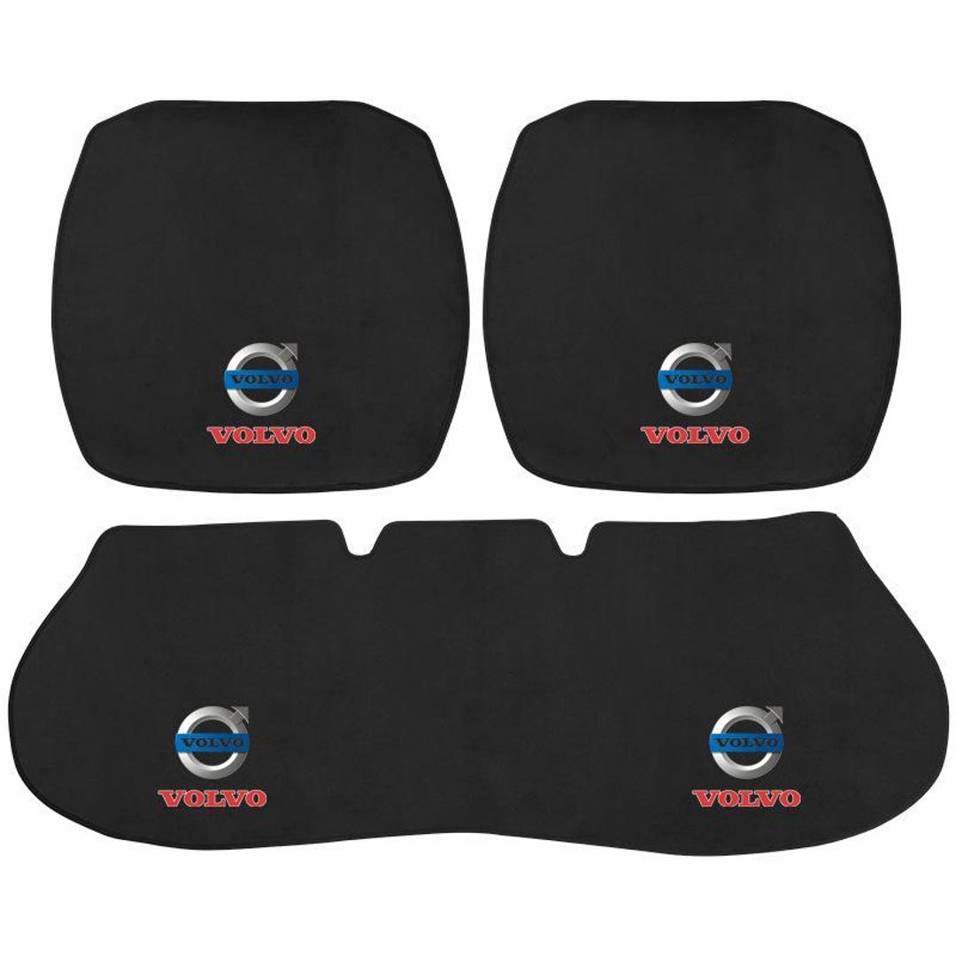 Three-piece Flannel Car Seat Cushion and Seat Cover is Suitable for ...