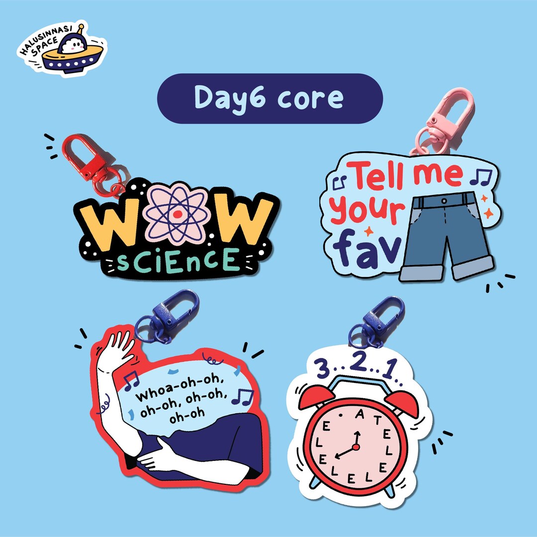 DAY6 Core Acrylic Keychain - Kpop Fan Merch My Day – Meme Funny ...