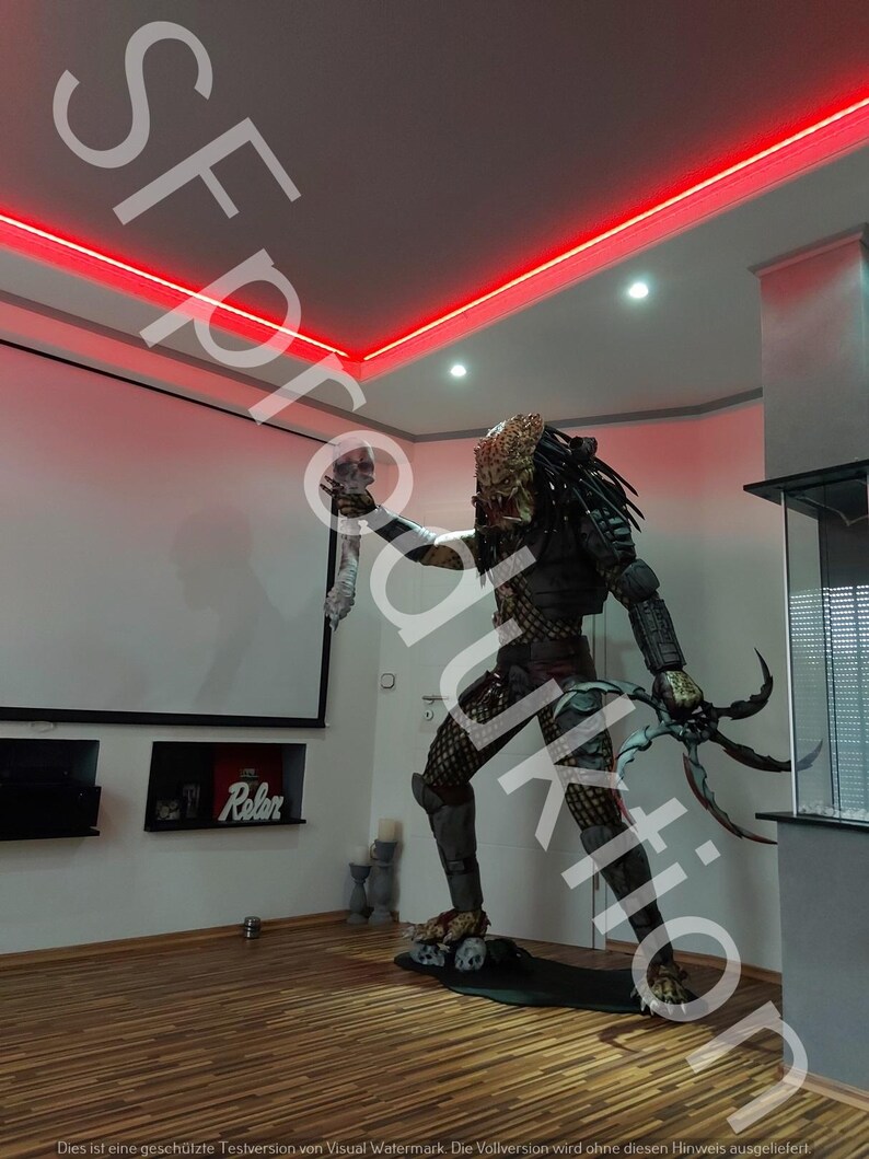 Predator 2m Figure Replica / Lifesize Kit // Replica // Bust // Display ...