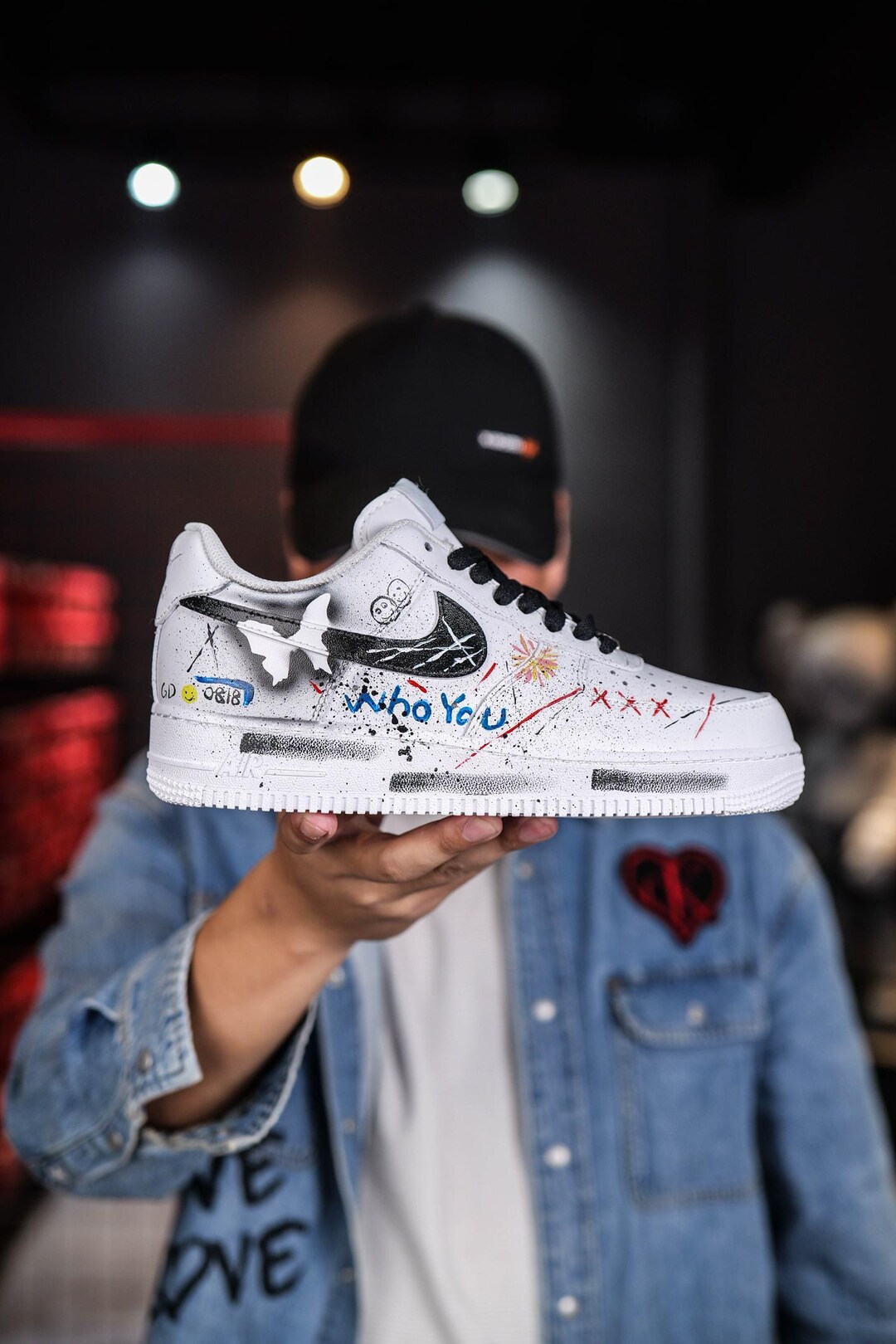 AF1 Custom Graffiti Sneakers DIY Shose Handmade Hand-drawn Graffiti - Etsy