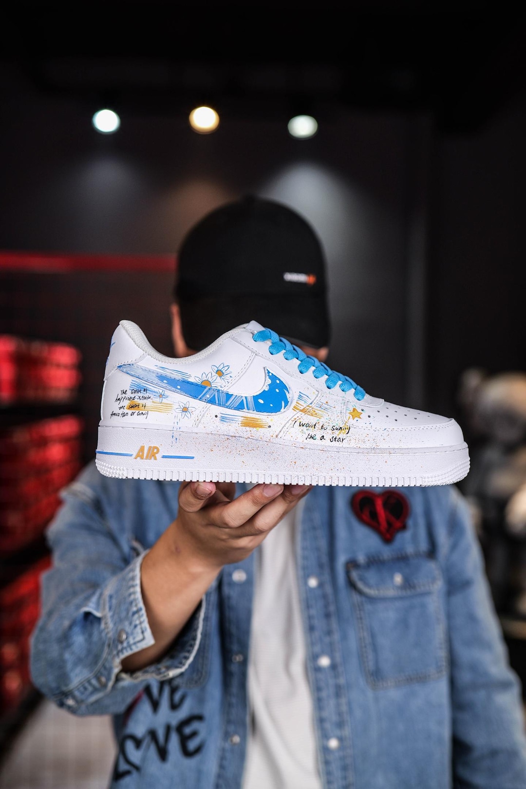 AF1 Custom Graffiti Sneakers DIY Shose Handmade Hand-drawn Graffitia - Etsy