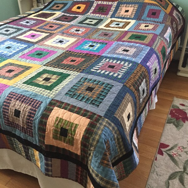 Plaid Quilt - Etsy