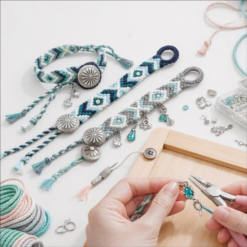 Beaded Friendship Bracelet Patterns | PDF Guide | Friendship Bracelet ...