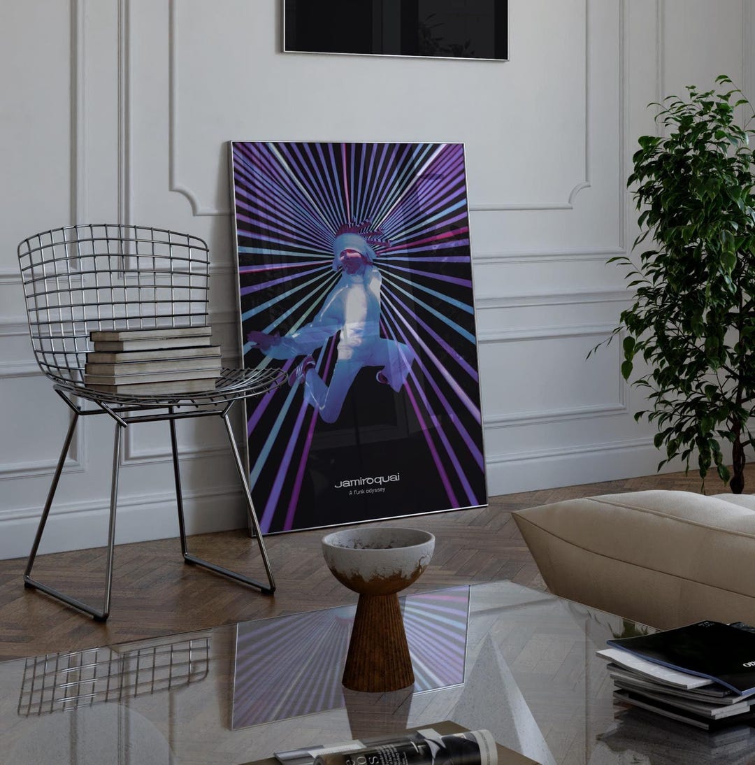 Jamiroquai - A Funk Odyssey Poster | Wall Art | Music Poster | Wall ...