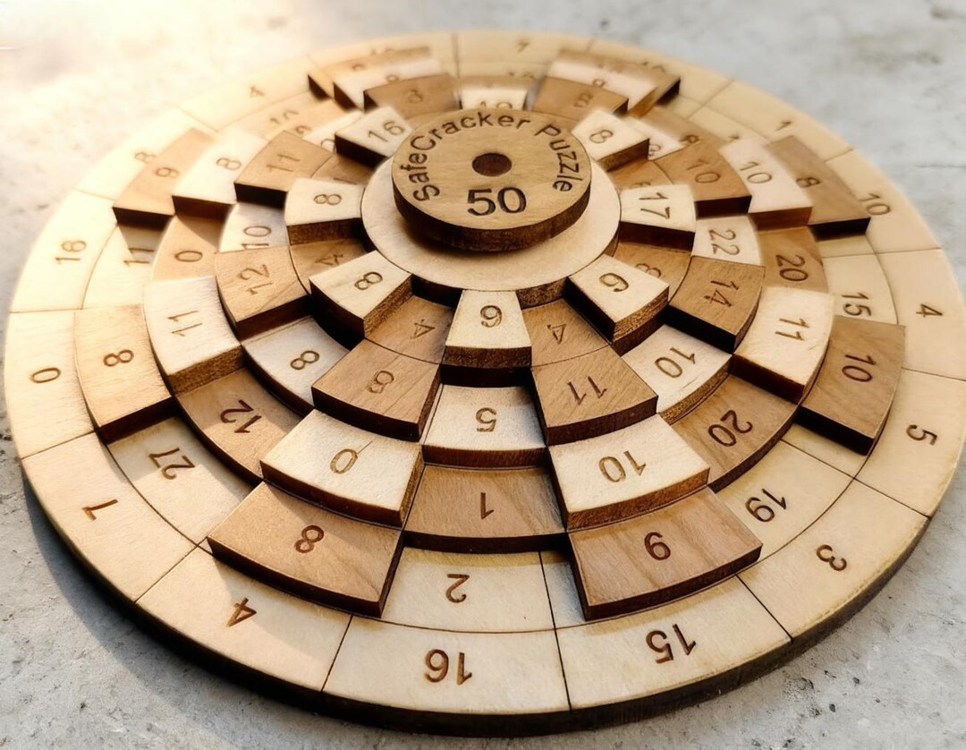Safecracker 50 Math Puzzle | Rotating Rings Brain Teaser for Adults ...