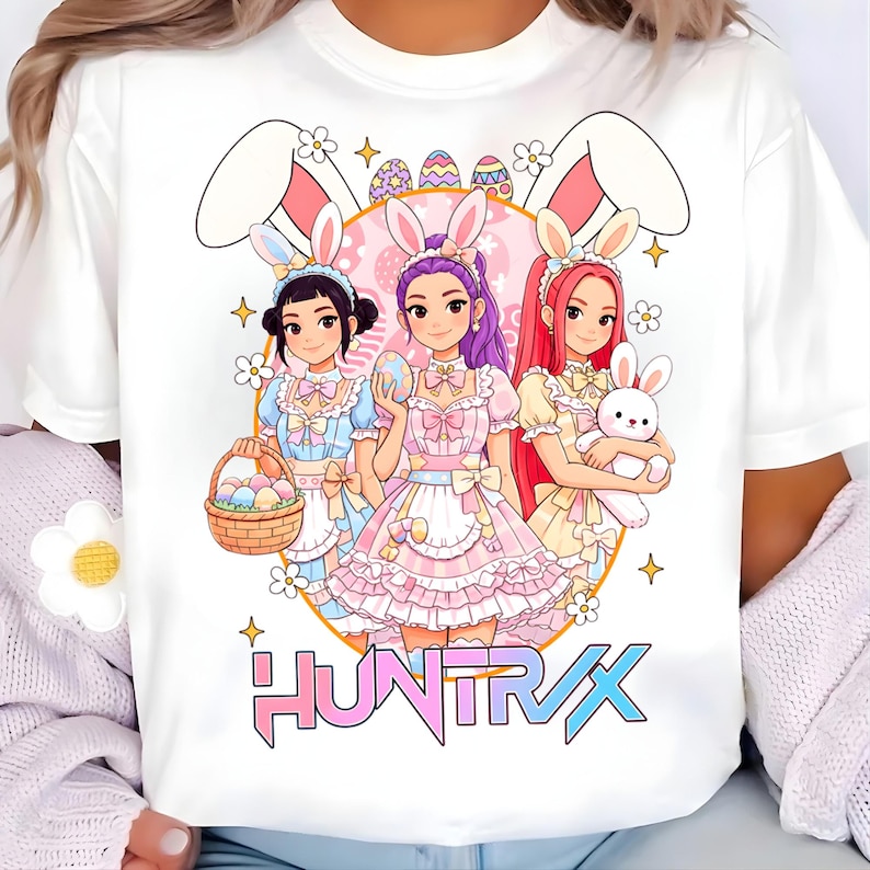 Kpop Demon Hunters Huntrix Easter PNG, Kpop Huntrix Easter Day PNG ...