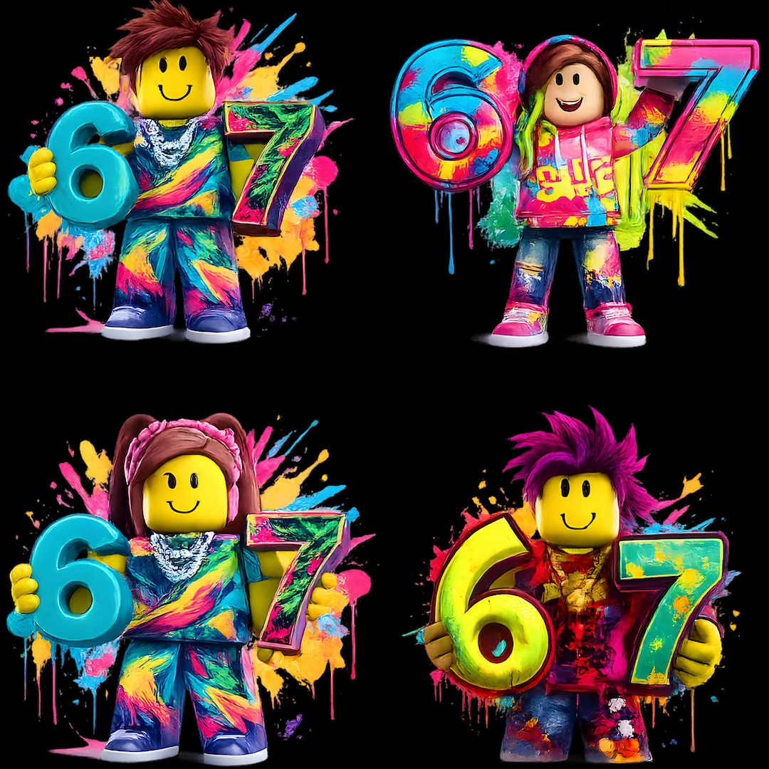 Six Seven Girl and Boy Bundle| 67 | RB Inspired | Digital Download ...