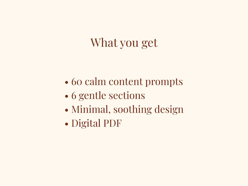 Calm Content Prompts for Small Business Owners, Gentle Writing Prompts ...