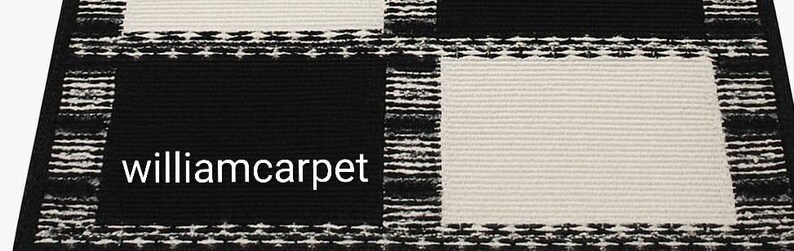 Black & White Checkered Durrie Rug | Handwoven Cotton Flat Weave Durry ...
