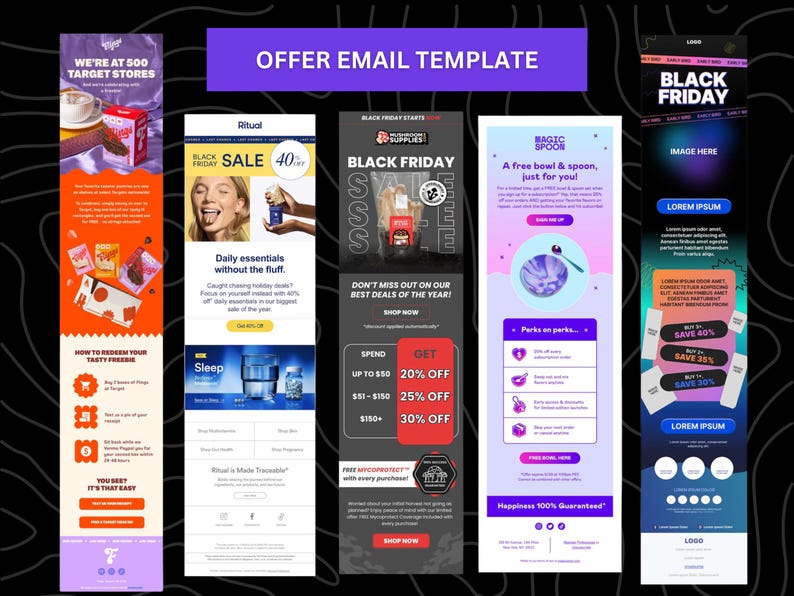 25+ Figma Email Template for Health & Beauty Supplement Email Marketing ...
