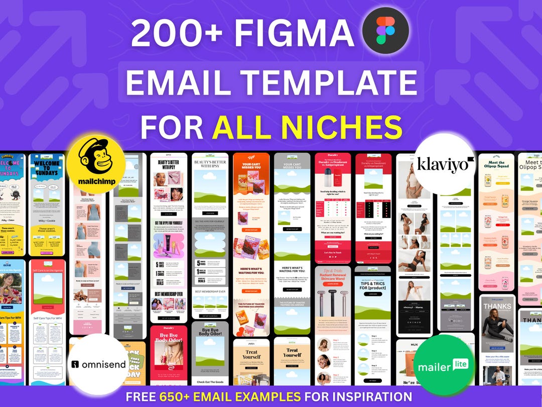 200+ Email Template Figma for All Niches Email Marketing Campaign ...