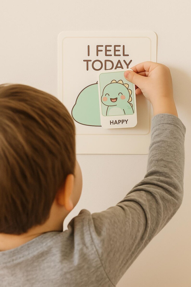 Emotion Flashcards + Feelings Chart & Tracing Pages | Toddler Social ...