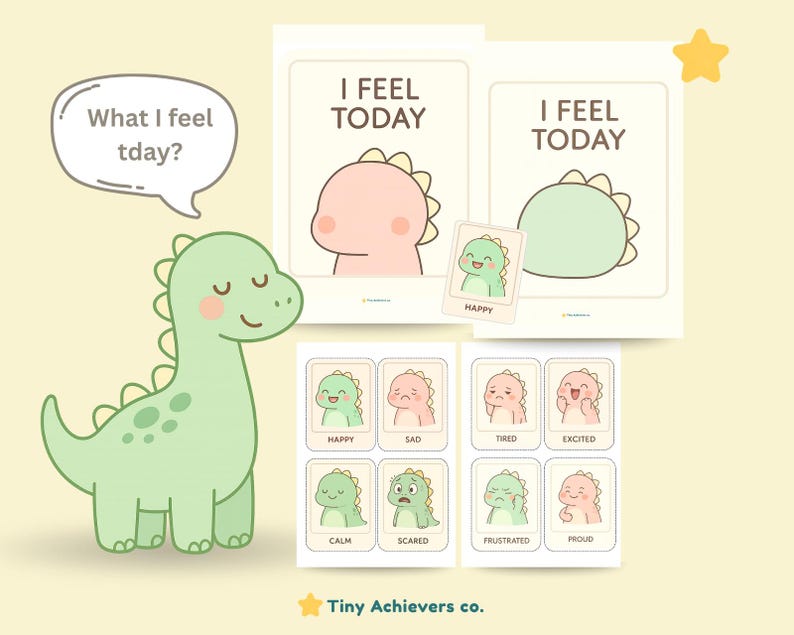 Emotion Flashcards + Feelings Chart & Tracing Pages | Toddler Social ...