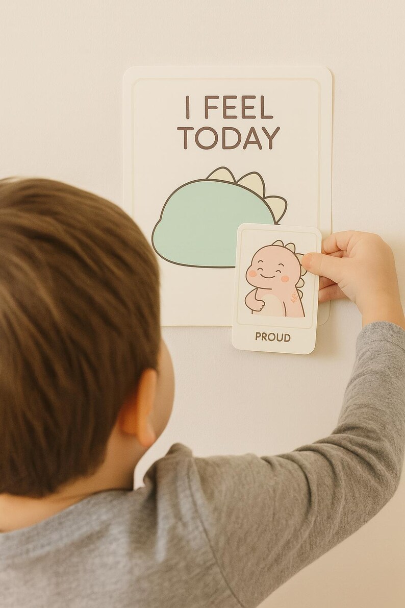 Emotion Flashcards + Feelings Chart & Tracing Pages | Toddler Social ...