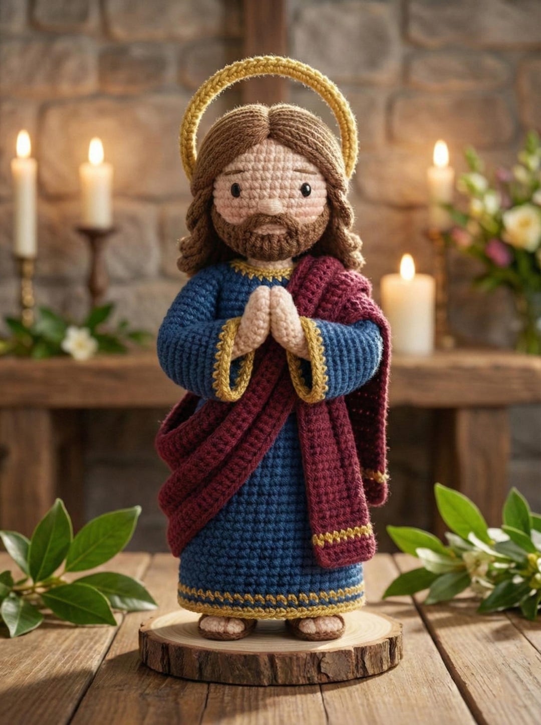 Jesus Amigurumi Crochet Pattern, Christian Doll PDF, Nativity Scene ...