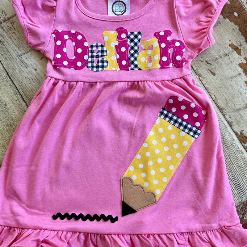 Back to School Dress - Etsy