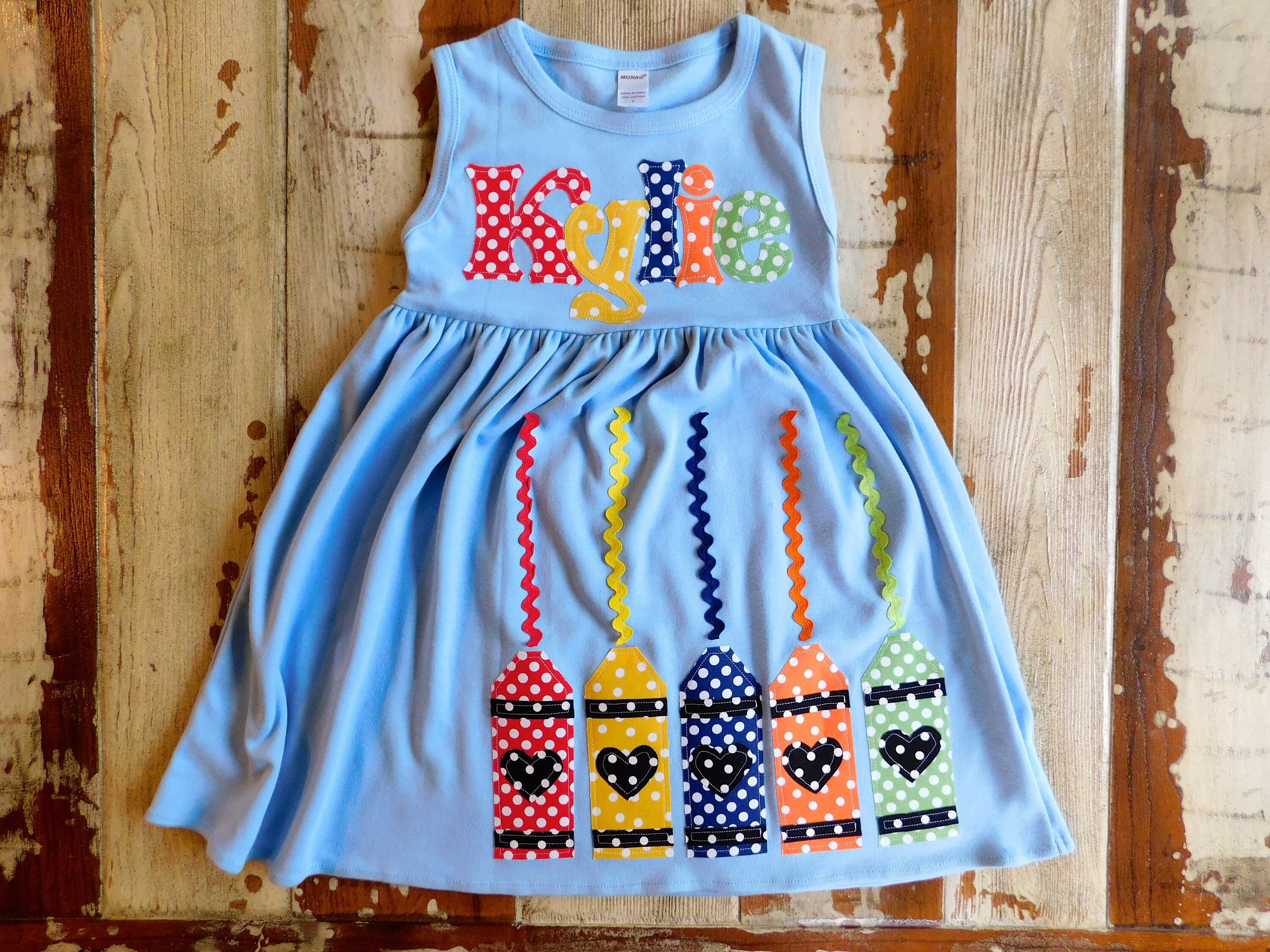 Dress Made Out Of Crayons