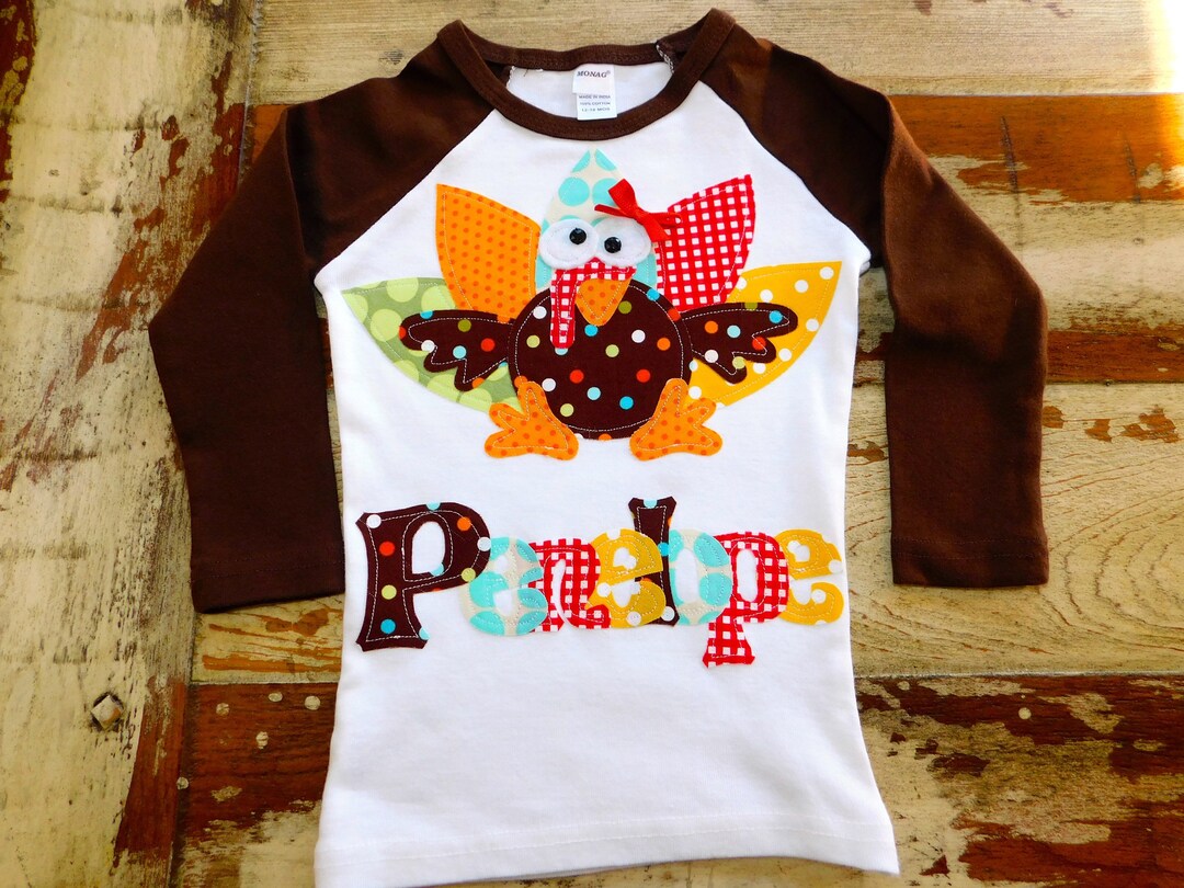 Girls Silly Turkey Shirt, Personalized Turkey Shirt, Thanksgiving Shirt ...