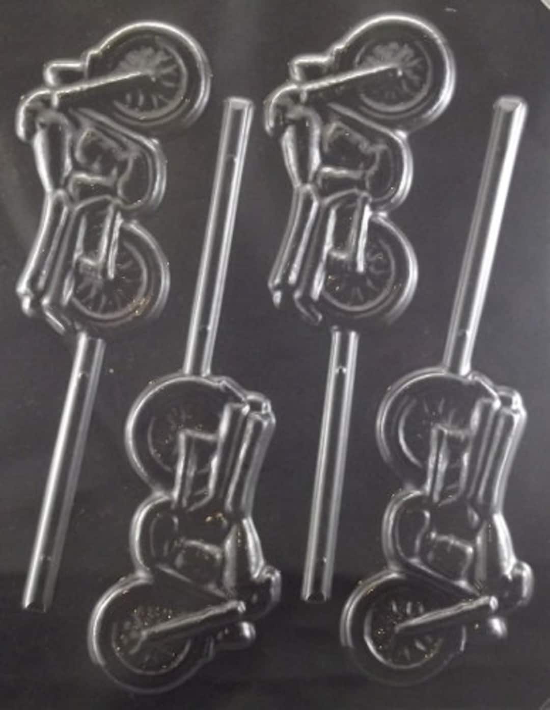 Motorcycle Lollipop Chocolate Candy Mold - Etsy