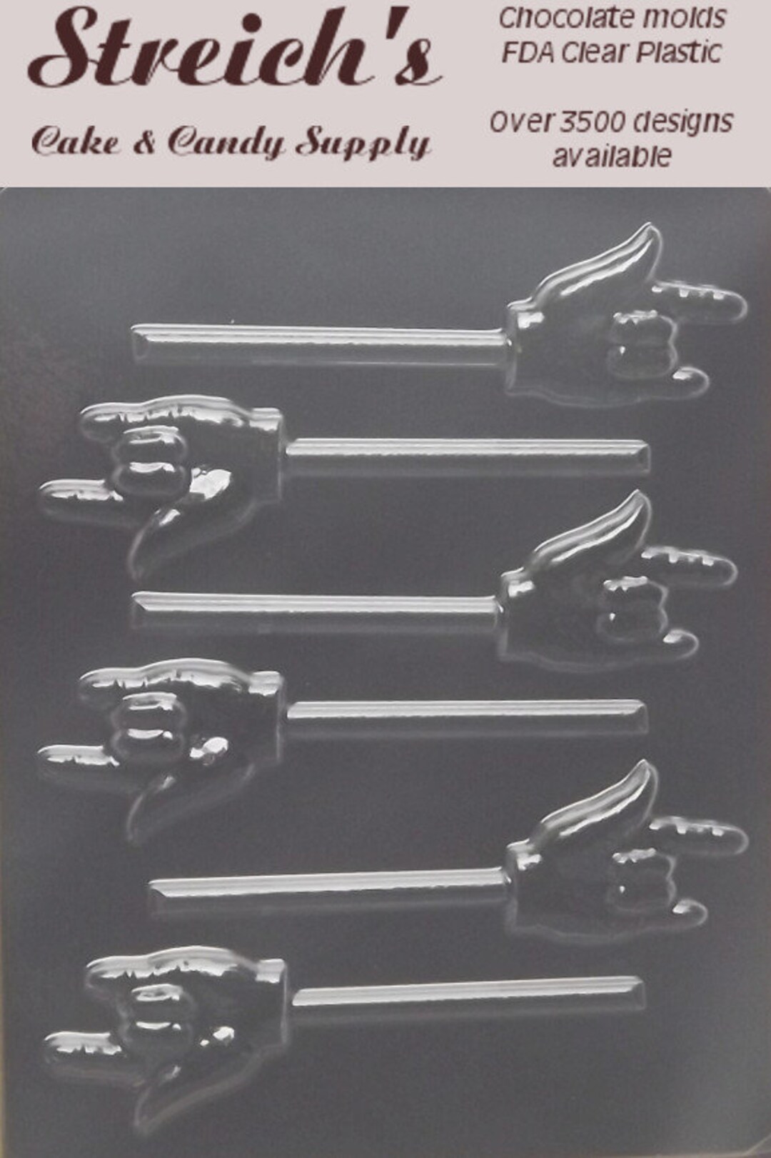 Sign Language Chocolate Candy Mold - Etsy