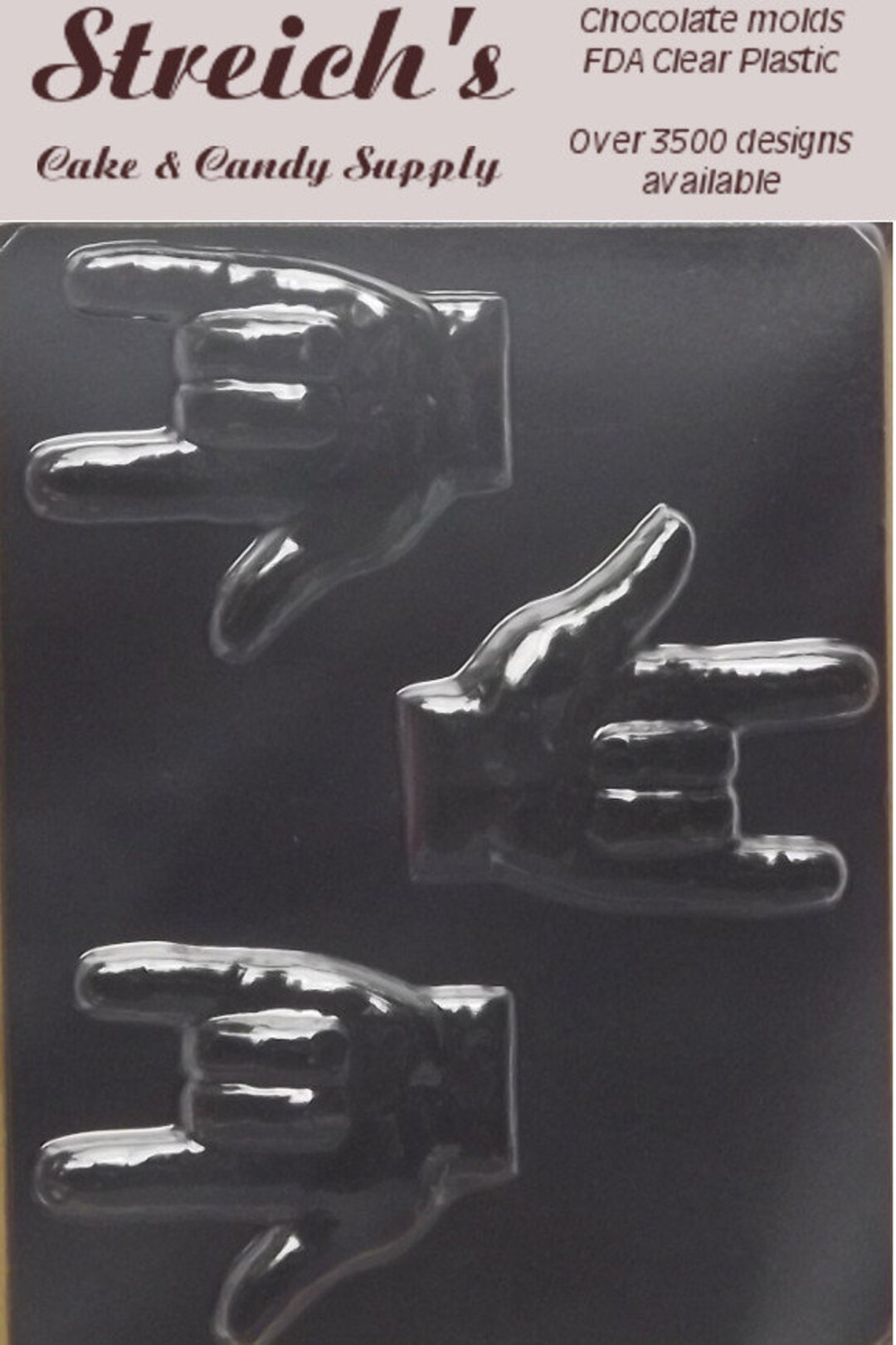 I Love You Chocolate Candy Mold Sign Language - Etsy