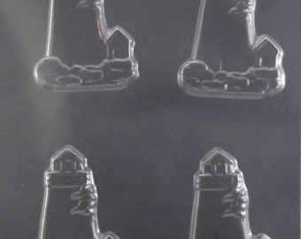 N043 Lighthouse Chocolate Candy Soap Mold - Etsy