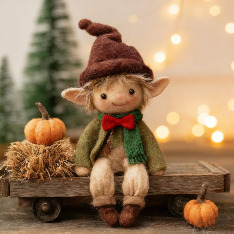 Needle Felted Elf - Etsy