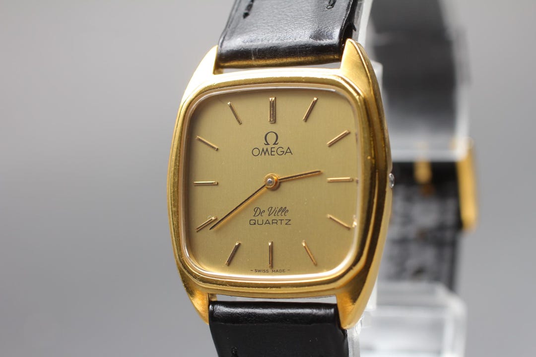 Vintage "n Mint" Omega Deville 1365 24mm Square Women's Quartz Watch ...