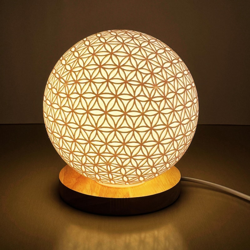 Sacred Geometry Lamp - Etsy