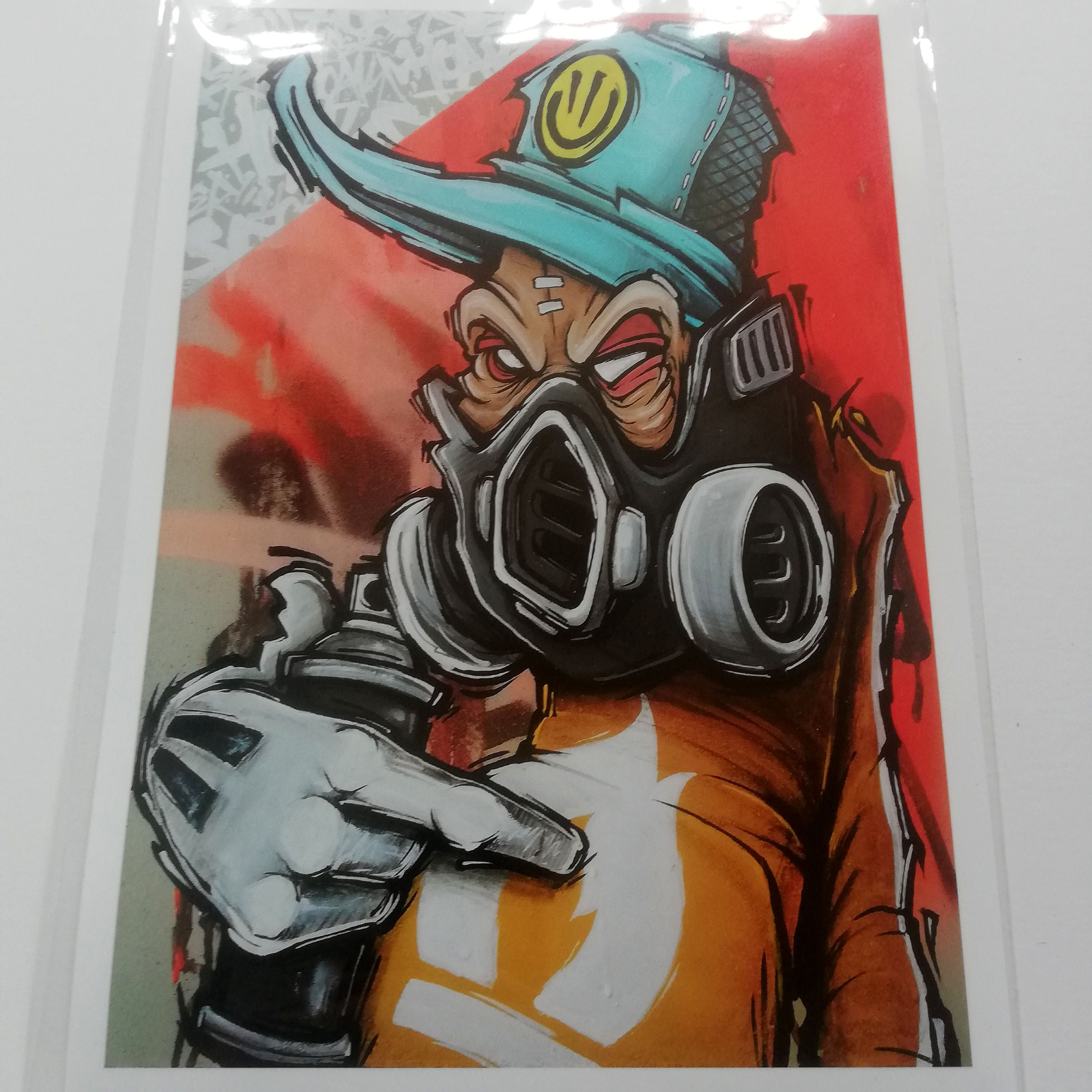 Graffiti Gas Mask Characters By Wizard